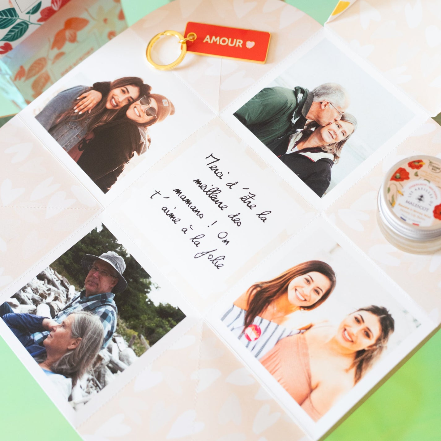Petit Cube, Box Cadeau Personnalisé Avec Vos Photos